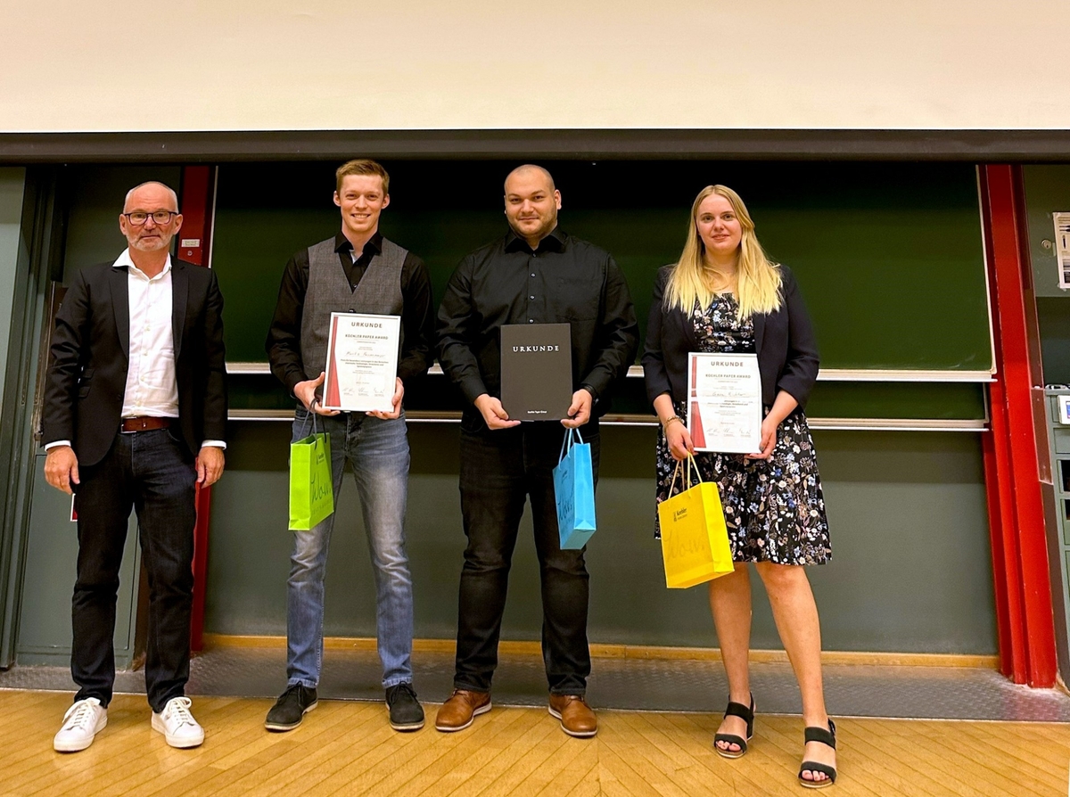 Koehler Paper Award zum zweiten Mal an der Hochschule München verliehen ...